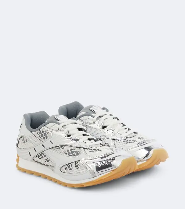 Bottega Veneta Orbit Sneakers - Metallic