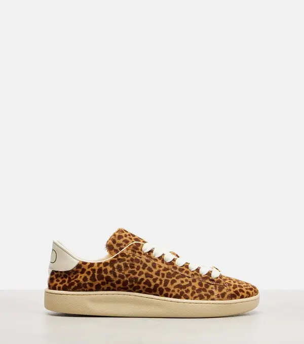 Valentino Garavani Royco Calf Hair Sneakers - Brown