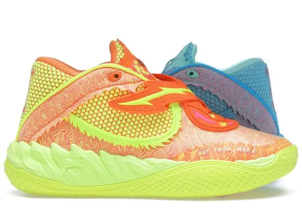 PUMA Lamelo Ball Mb.05 Rick And Morty Sneakers - Rickie Orange/electric Peppermint/blue