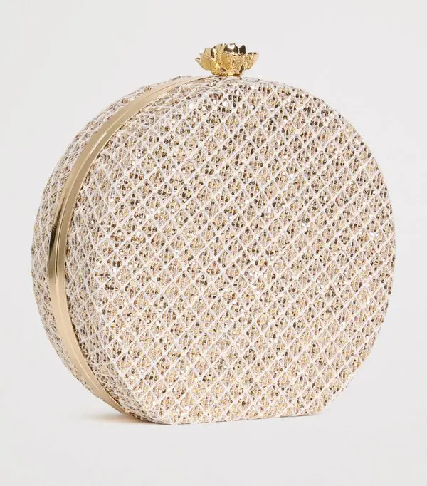 DAVID CHARLES Round Sequined Bag