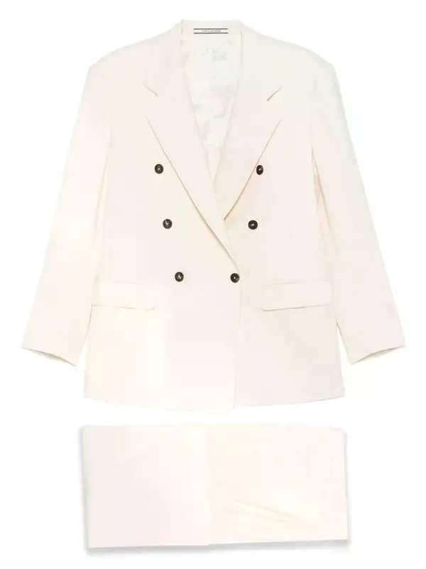 Tagliatore Double-breasted Suit - Neutrals