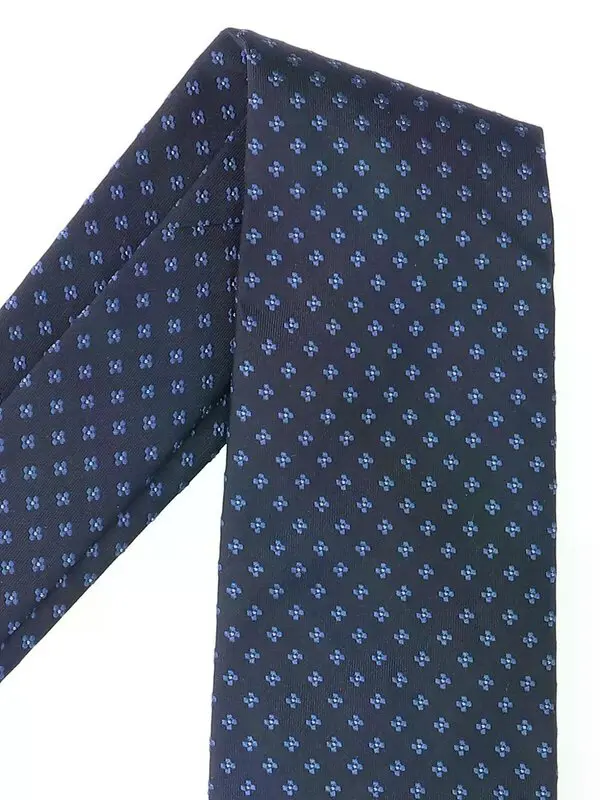 Cesare Attolini Patterned Neck Tie - Blue