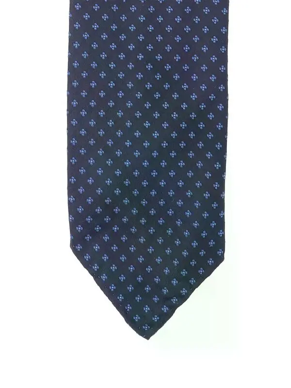 Cesare Attolini Patterned Neck Tie - Blue