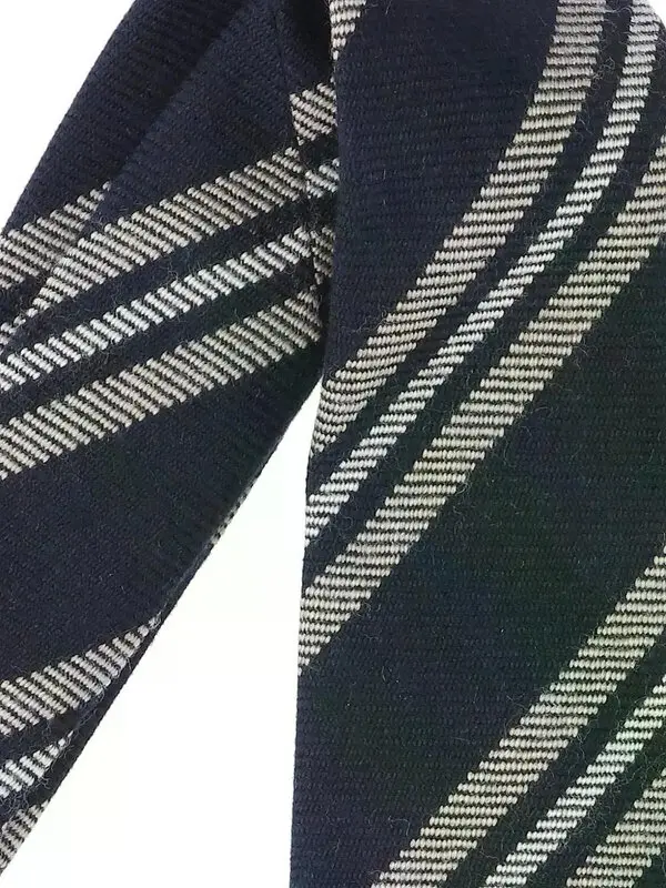 FINAMORE 1925 Striped Neck Tie - Blue