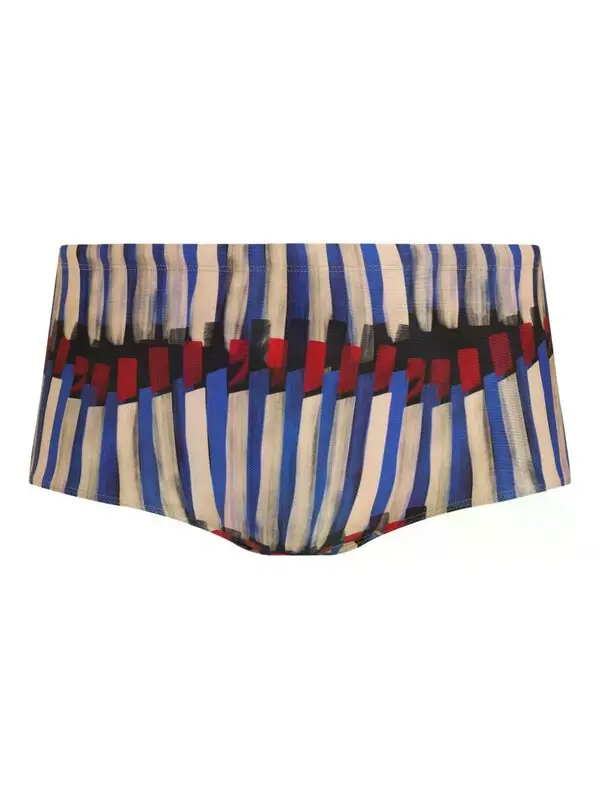 LYGIA & NANNY Copacabana Printed Swimming Trunks - Neutrals