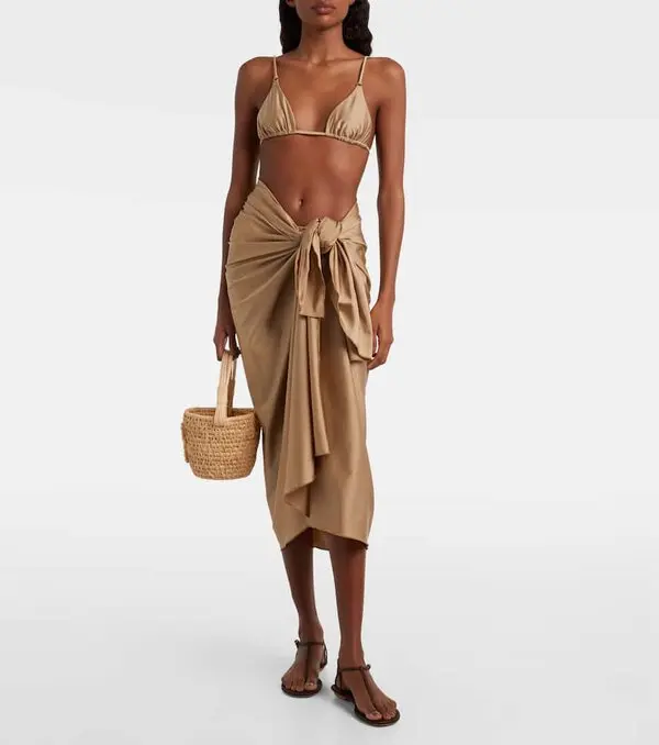 Jade Swim Nyla Beach Cover-up - Beige
