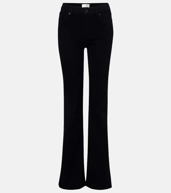 FRAME Icon Mid-rise Flared Jeans