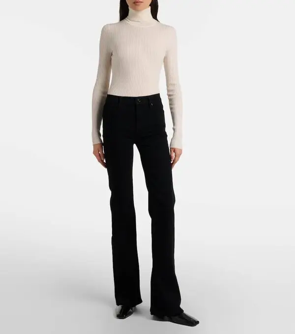 FRAME Icon Mid-rise Flared Jeans