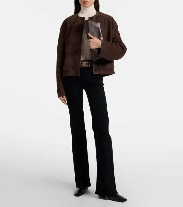 FRAME Icon Mid-rise Flared Jeans