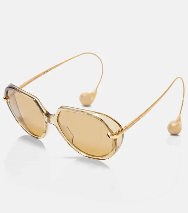 Bottega Veneta Drop Oversized Sunglasses