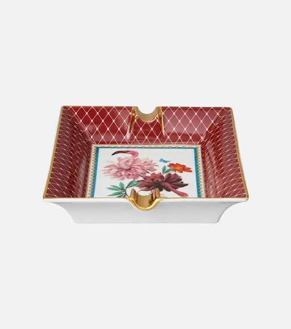 La DoubleJ Fantastic Creatures Collection Birdbloom Porcelain Ashtray Beto Val - Multicoloured