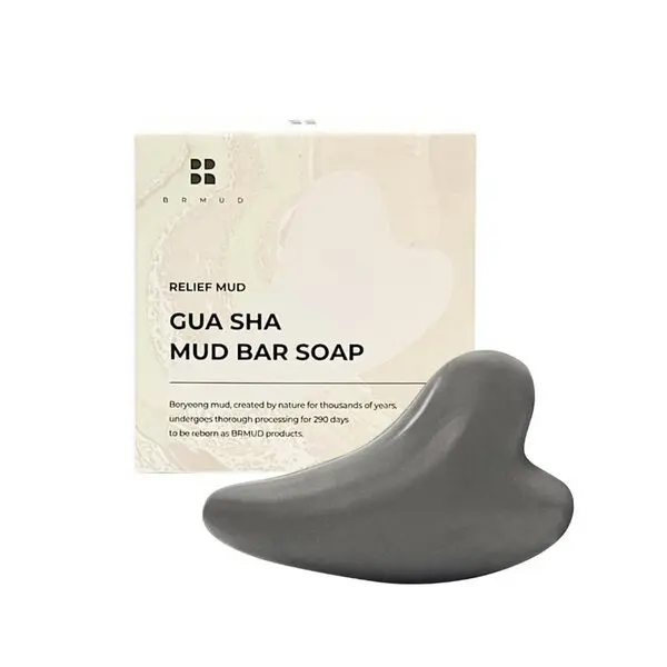 BRMUD Relief Gua Sha Mud Bar Soap - One-color