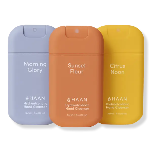 HAAN Hydrating Hand Cleansing Spray Aloe Vera 3 Pc Set Sf, Mg, Cn - One-color