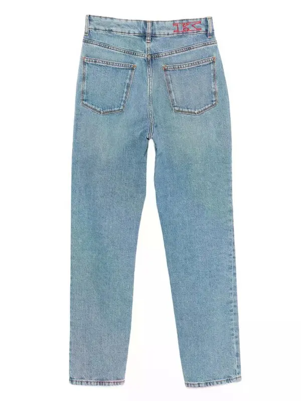 Kiton Topstitched Jeans