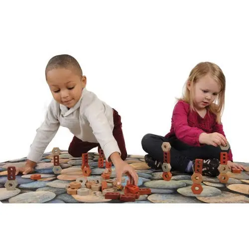 KAPLAN EARLY LEARNING COMPANY Stem Play Matvibrant Real Image Mat