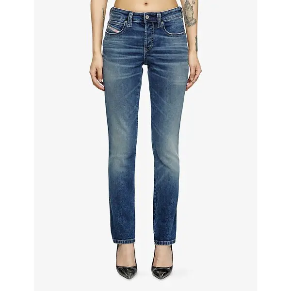 DIESEL® 1992 D-jiann Faded-wash Denim Jeans - 01