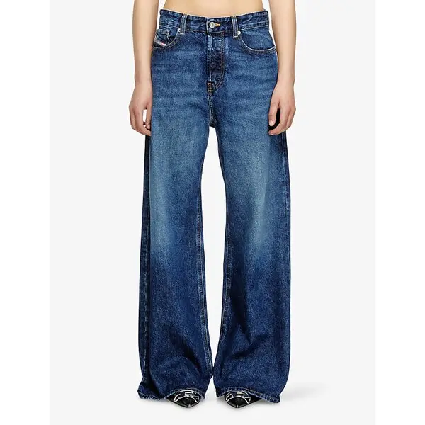 DIESEL® 1996 D-sire Wide-leg Denim Jeans - 01