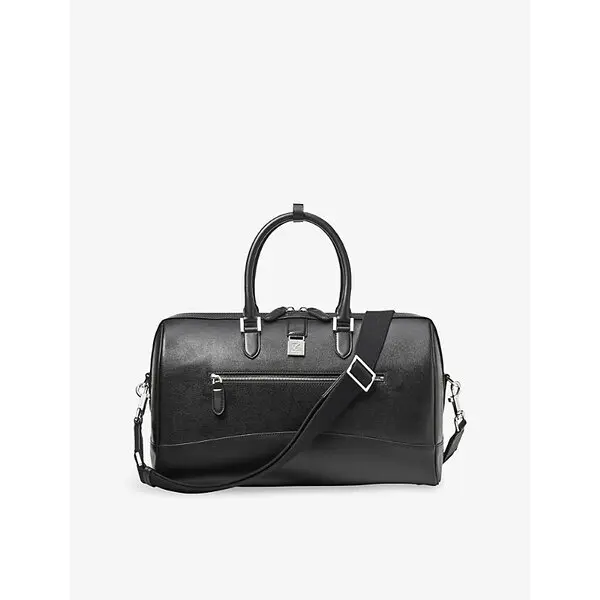 ASPINAL OF LONDON Connaught Leather Flight Bag - Black