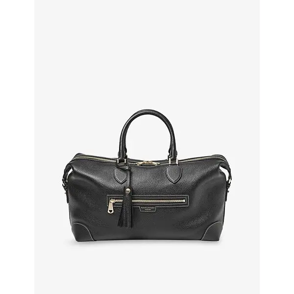 ASPINAL OF LONDON The Hudson Leather Bag - Black