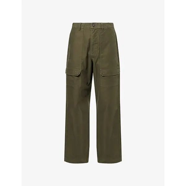 Barbour Oversized Cotton Trousers