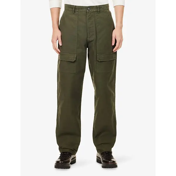 Barbour Oversized Cotton Trousers