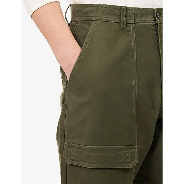 Barbour Oversized Cotton Trousers