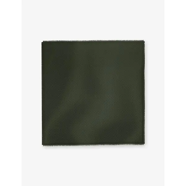 CARTIER C De Wool And Silk Shawl - Green