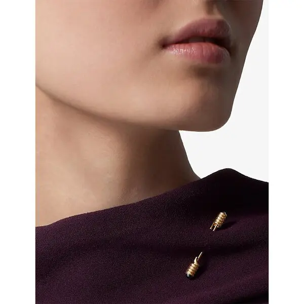 Cartier 18ct Yellow- Onyx Tie Pin