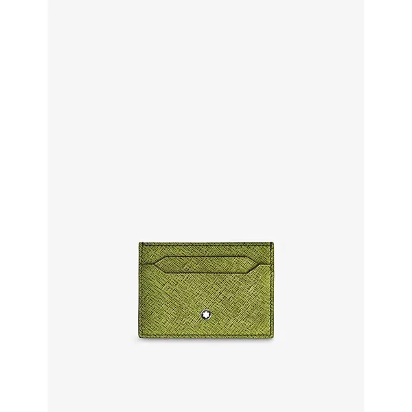 Montblanc Sartorial Logo-branded Leather Card Holder - Multi-coloured