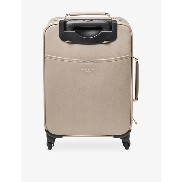 ASPINAL OF LONDON Connaught Cabin Leather Suitcase