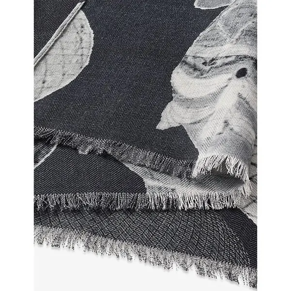 ASPINAL OF LONDON Large Merino-silk Blend Scarf