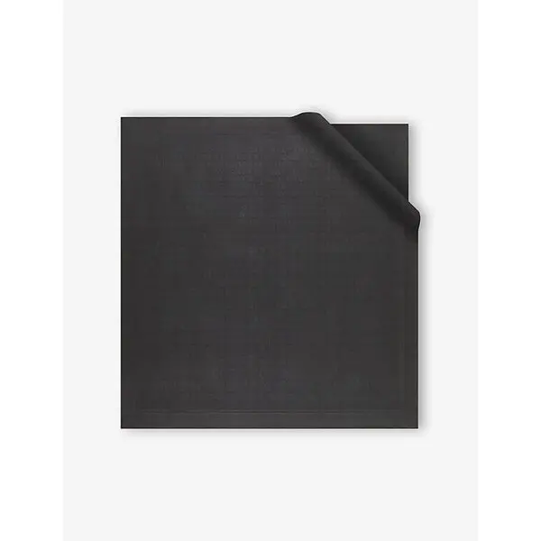 BVLGARI Lettere Maxi Voile Silk Scarf - Black