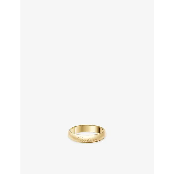 CARTIER C De 4mm 18ct Yellow-gold Wedding Ring - Yellow Gold