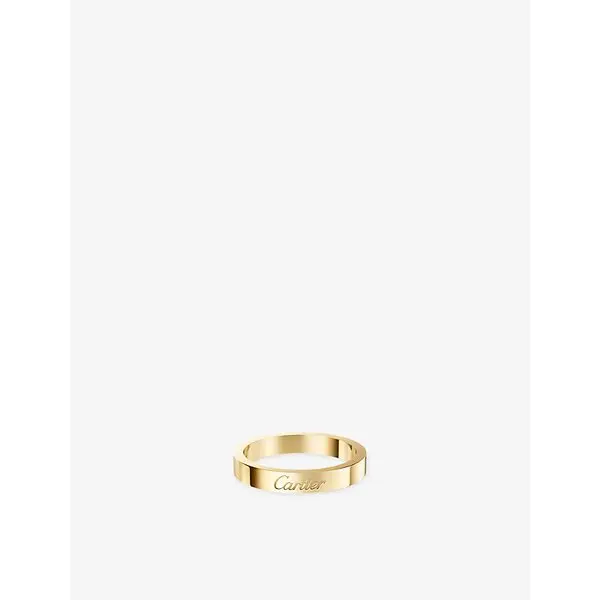 CARTIER C De 3mm 18ct Yellow-gold Wedding Ring - Yellow Gold
