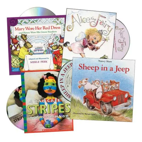 KAPLAN EARLY LEARNING COMPANY Just Imagine Books And Cdsset Of 4 - Multicolor