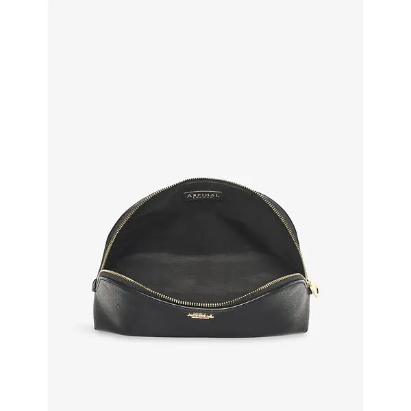 ASPINAL OF LONDON Classic Large Saffiano-leather Cosmetic Case