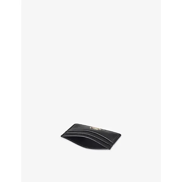 ASPINAL OF LONDON Slim Shield Leather Card Holder - Black
