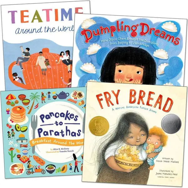 KAPLAN EARLY LEARNING COMPANY Explore Your World Multicultural Foods Booksset Of 4 - Multicolored