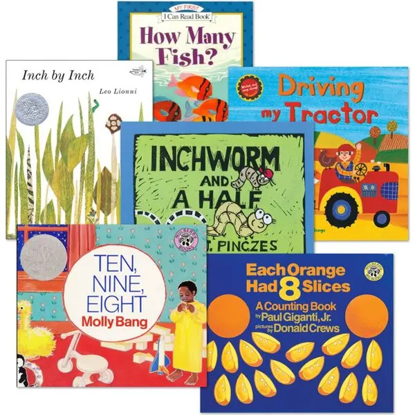 KAPLAN EARLY LEARNING COMPANY Fun With Math Booksset Of 6 - Black