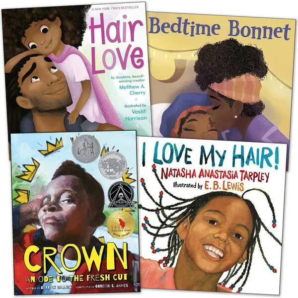 KAPLAN EARLY LEARNING COMPANY Love Is In The Hair Booksset Of 4 - Multicolor