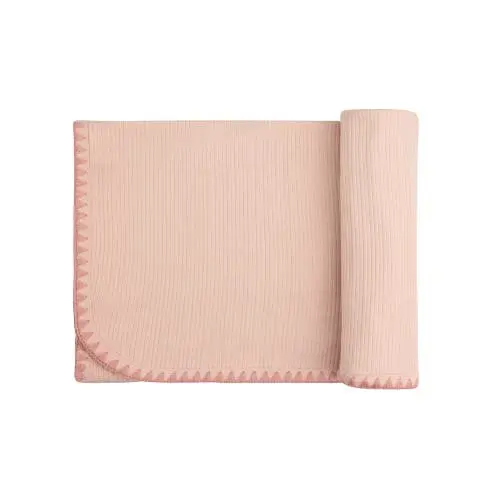 ELY'S & CO. Whip Stitch Collectionblanket - Pink