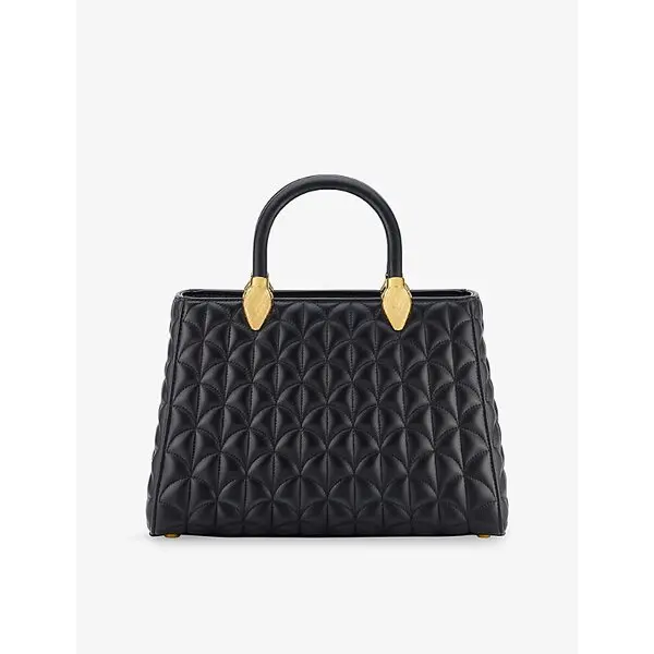 BVLGARI Leather Top-handle Bag - Black