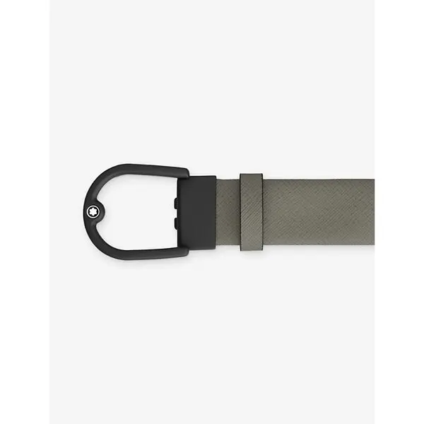 Montblanc Horseshoe Buckle Leather Belt - Multi-coloured