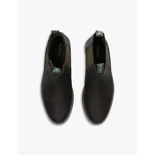 Barbour Farsley Leather Chelsea Boots - Brown