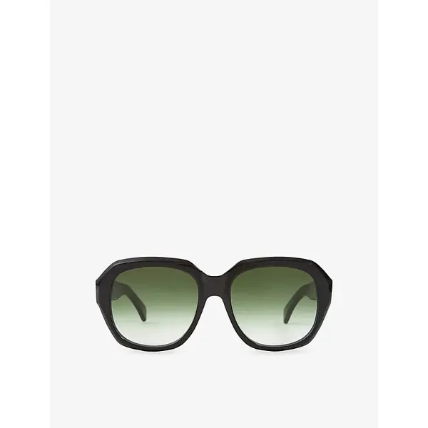 Claudie Pierlot Square-frame Acetate Sunglasses - Black