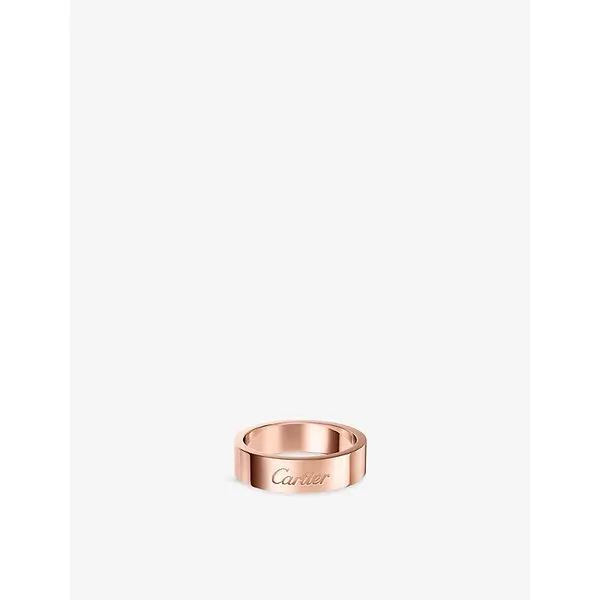 CARTIER C De 5mm 18ct Wedding Ring - Rose Gold