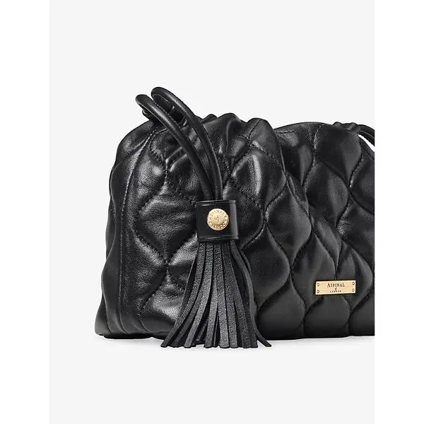 ASPINAL OF LONDON Amelia Quilted Leather Cross-body Bag