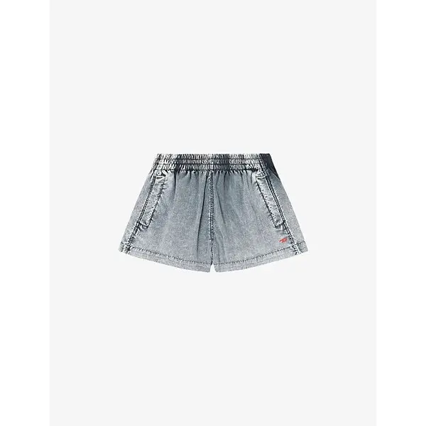 DIESEL® Denim-effect Woven Shorts