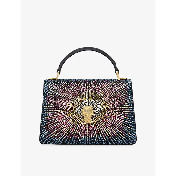 BVLGARI Serpenti Pallini Mini Top-handle Bag - Multicolor