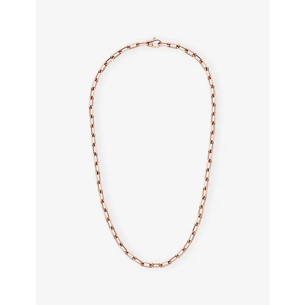 CARTIER Santos De Small 18ct Chain Necklace - Rose Gold